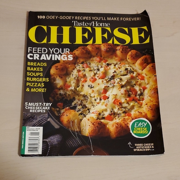 Taste Of Home | Kitchen | Taste Of Home Cheese Recipe Magazine | Poshmark